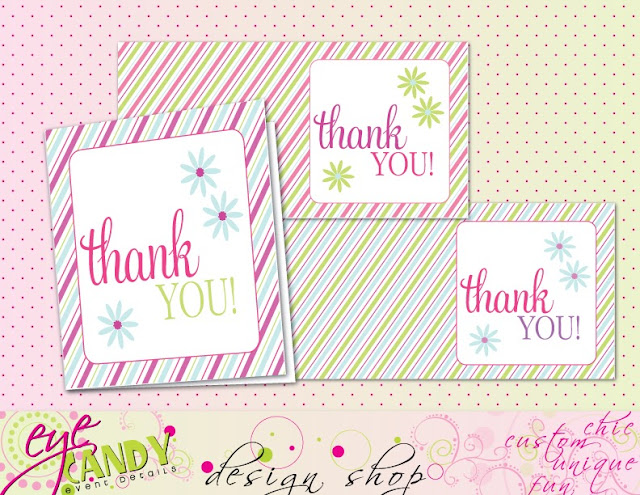 Eye Candy Creative Studio: FREEBIE :: THANK YOU cards