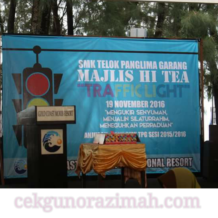 Hi tea tema traffic light di Gold Coast Morib ~ Cikgu Norazimah