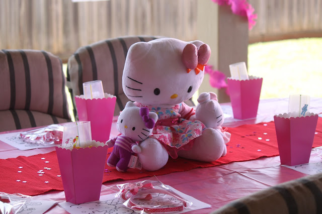 One Mummy's Musings: Isabella's Hello Kitty 7th Birthday Party