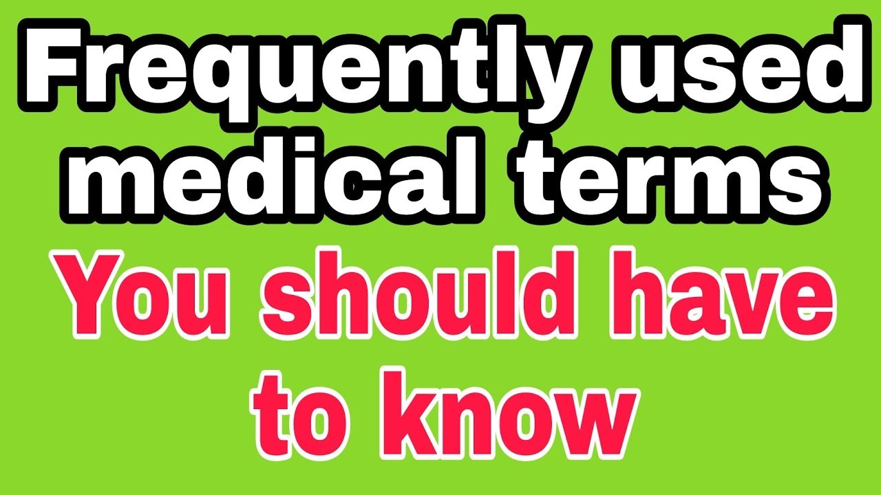 Medical Compound Words Meaning - Medical Yukti