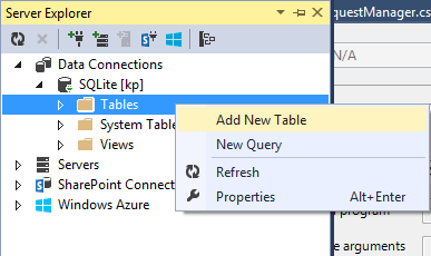 Using SQLite in .NET with Visual Studio 2013