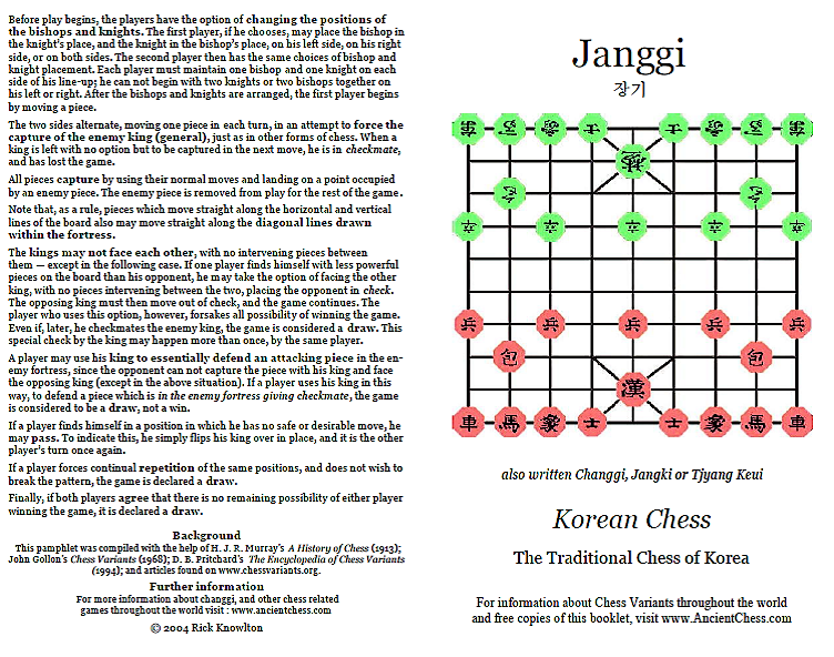 La Colección de papá: JANGGI ( 장기 )