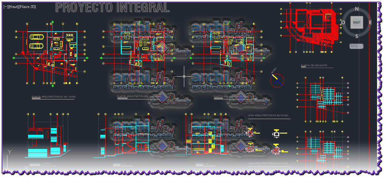 Download AutoCAD CAD DWG file split level house