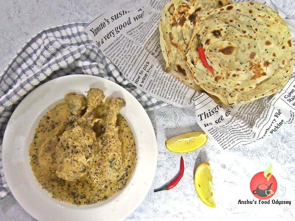 Murgh Kali Mirch | Black Pepper Chicken in Yogurt Gravy