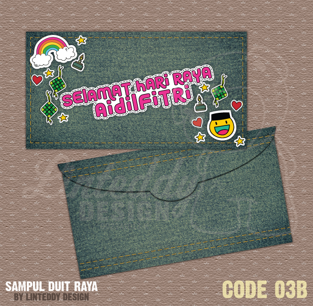 linTeddy Design: SAMPLE DESIGN SAMPUL DUIT RAYA 2018