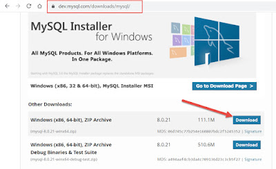 Cara Menjalankan MySQL 8 Portable dan Cara Menggunakan MySQL 8 Portable ...