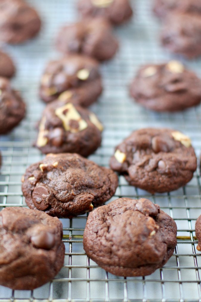 Double Chocolate Chunk Cookies | Karen's Kitchen Stories