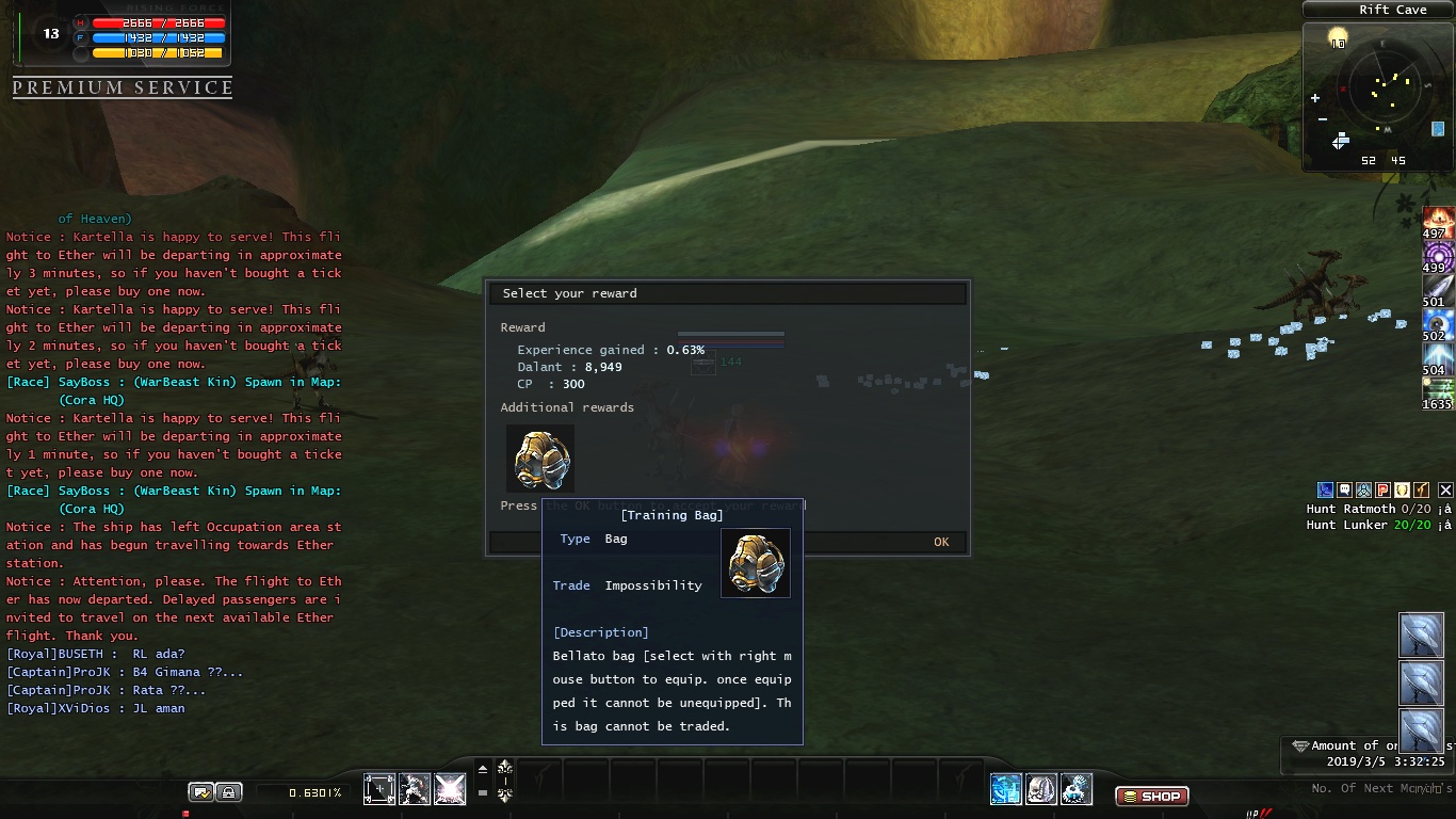 Panduan Leveling 1 - 35 Bellato Tercepat RF Online