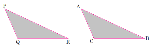 Conditions of Congruency of Triangles
