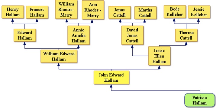 Linking Generations: HALLAM FAMILY