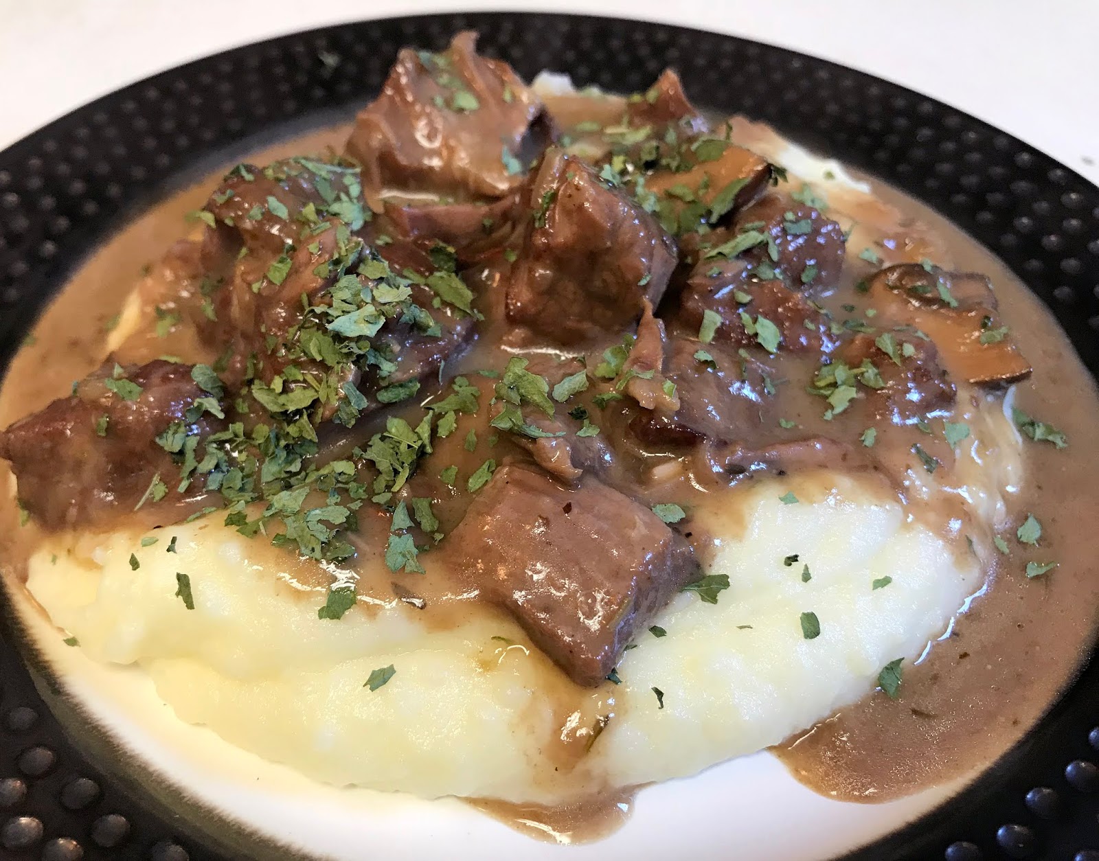Culturally Confused: Instant Pot Short Rib Bites in Gravy