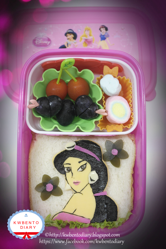 Karenwee's Bento Diary: Bento#March26A~Princess Jasmine