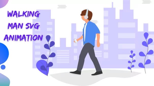 SVG animation - Create walking man animation - web development for you