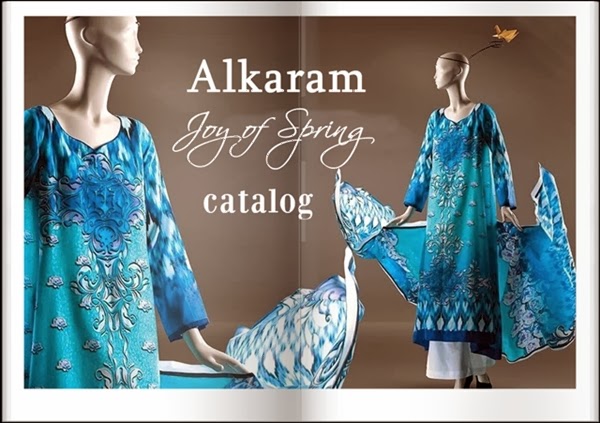 Alkaram Studio Spring/Summer Catalogue 2014 | Alkaram Lawn Magazine ...