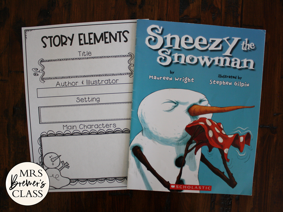 Sneezy the Snowman | Book Activities and Craftivity | Mrs. Bremer's Class