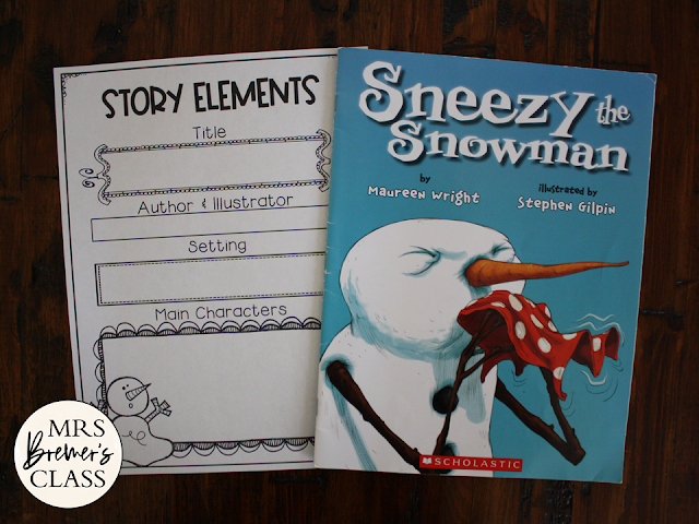 Sneezy the Snowman | Book Activities and Craftivity | Mrs. Bremer's Class