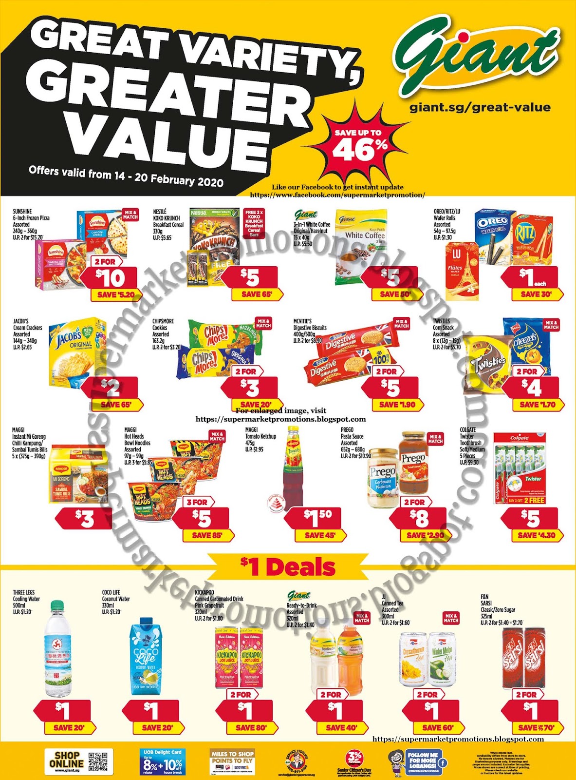 Giant Great Value Promotion 14 - 20 February 2020 ~ Supermarket Promotions
