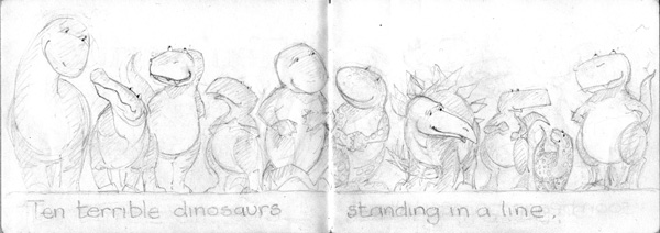 Paul Stickland Blog: Ten Terrible Dinosaurs