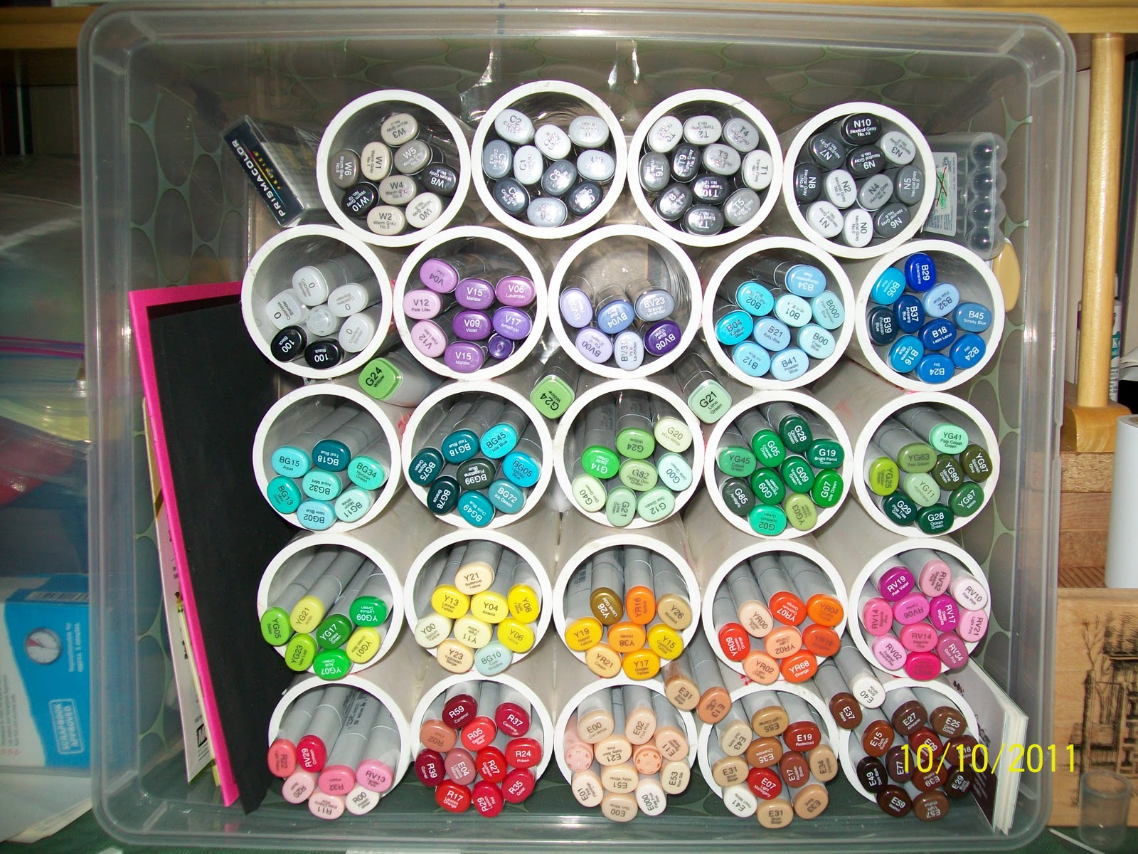 Bobbkat's Hobby Blog: Copic Marker Storage