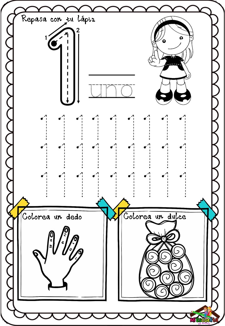 Cuadernillo para aprender los números pdf