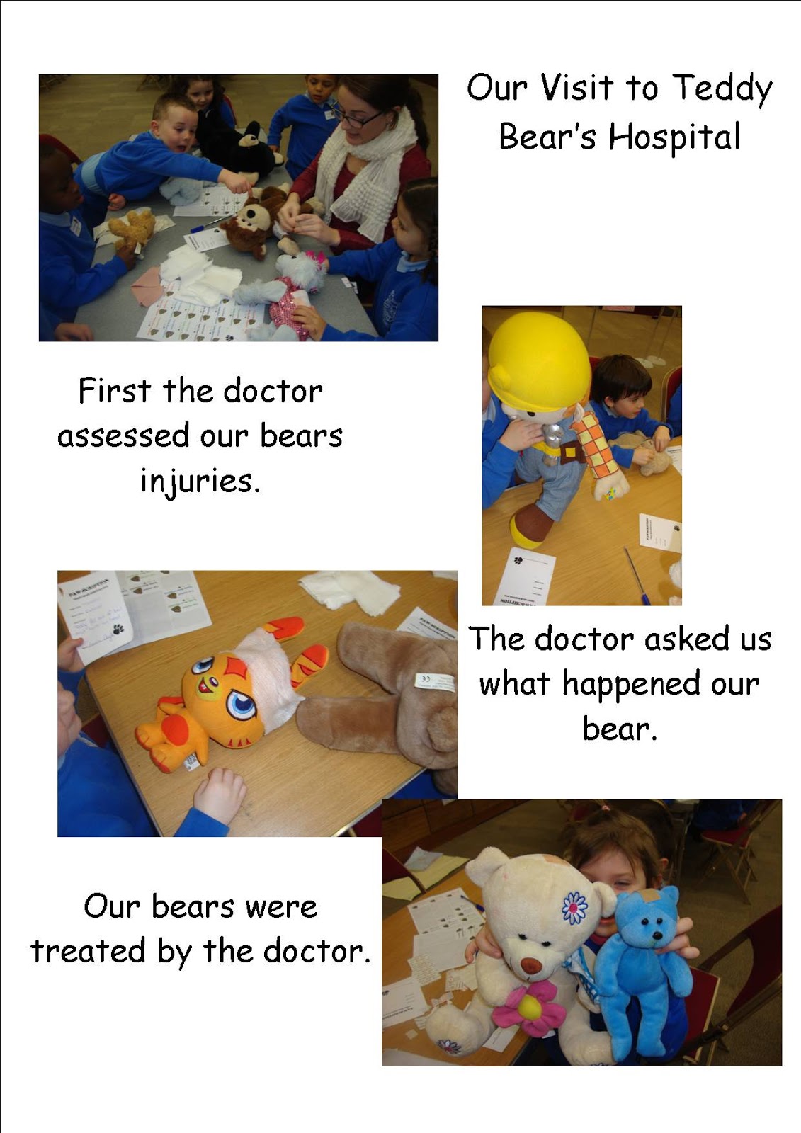 History,Geography and SPHE site: Visit to the Teddy Bears' Hospital