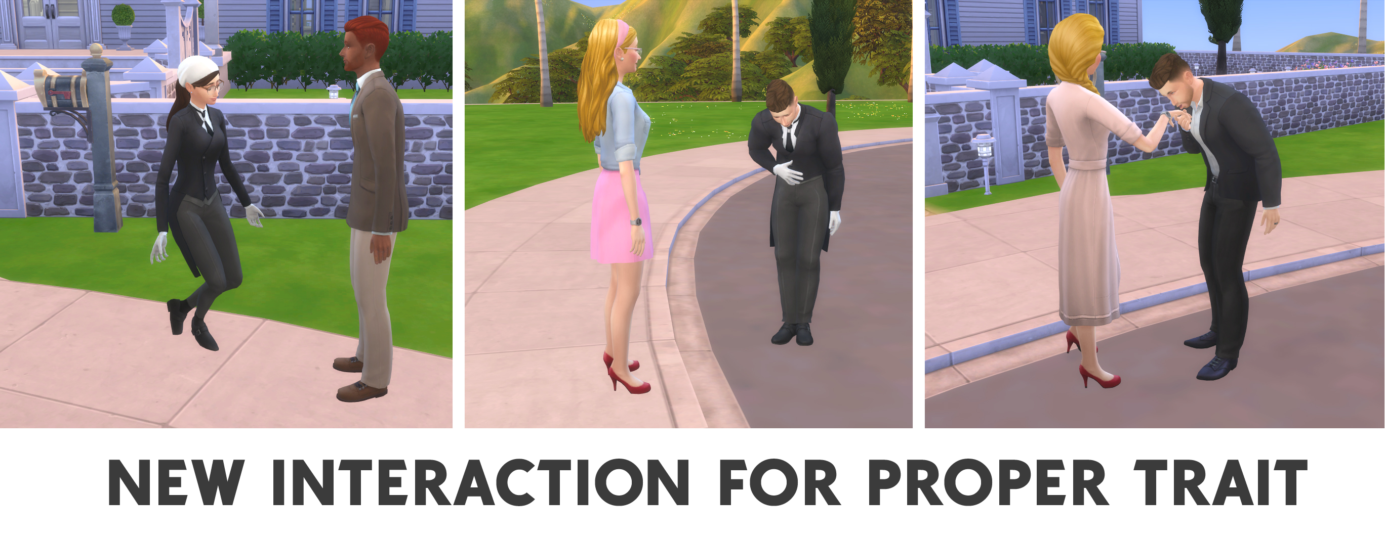 New Interaction for Proper Trait ~ Cepzid Sims