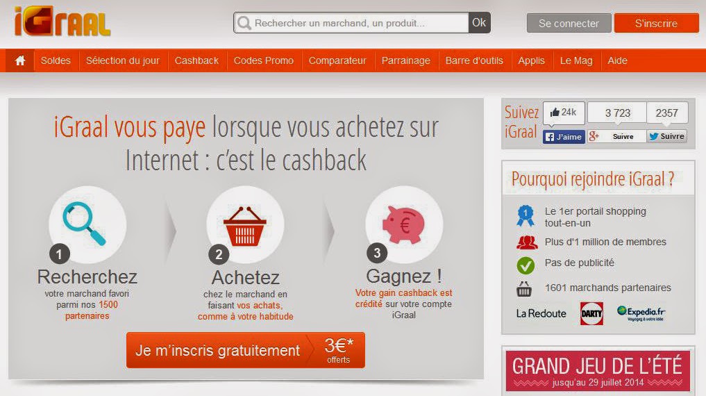 Conseils et Astuces du Web: Gagnez de l'Argent avec le Cashback Igraal