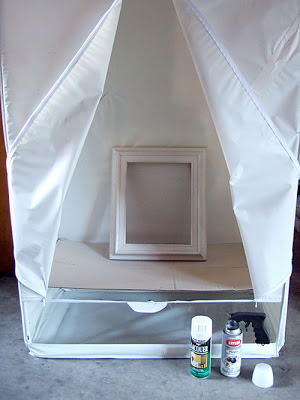 Condo Blues: DIY Spray Paint Booth