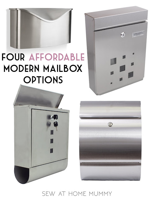 Sew at Home Mummy: Four Affordable Modern Mid Century Style Mailbox Options