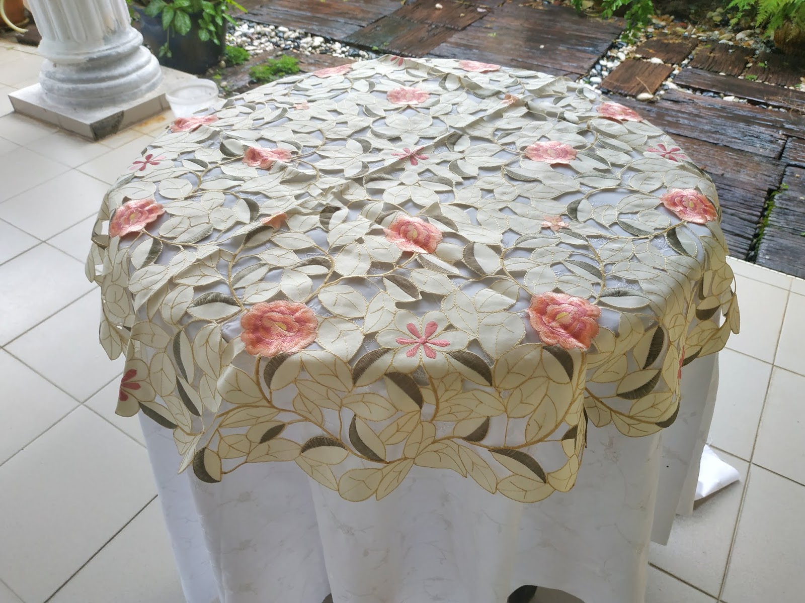 Nurhome Deco: Meja bulat top (36 inch)