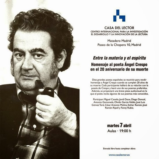 Poesía, intemperie: Homenaje a Ángel Crespo