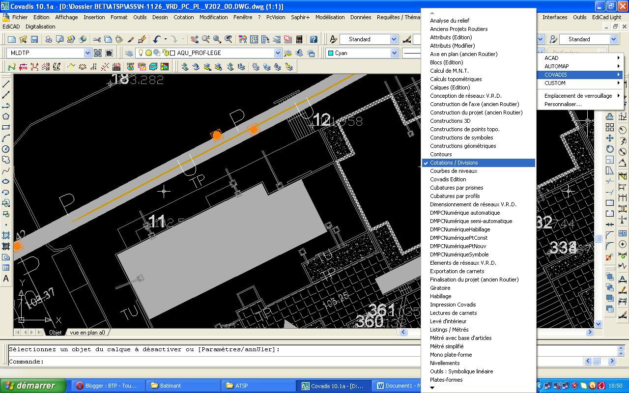 BTP: Implantation d'un bâtiment