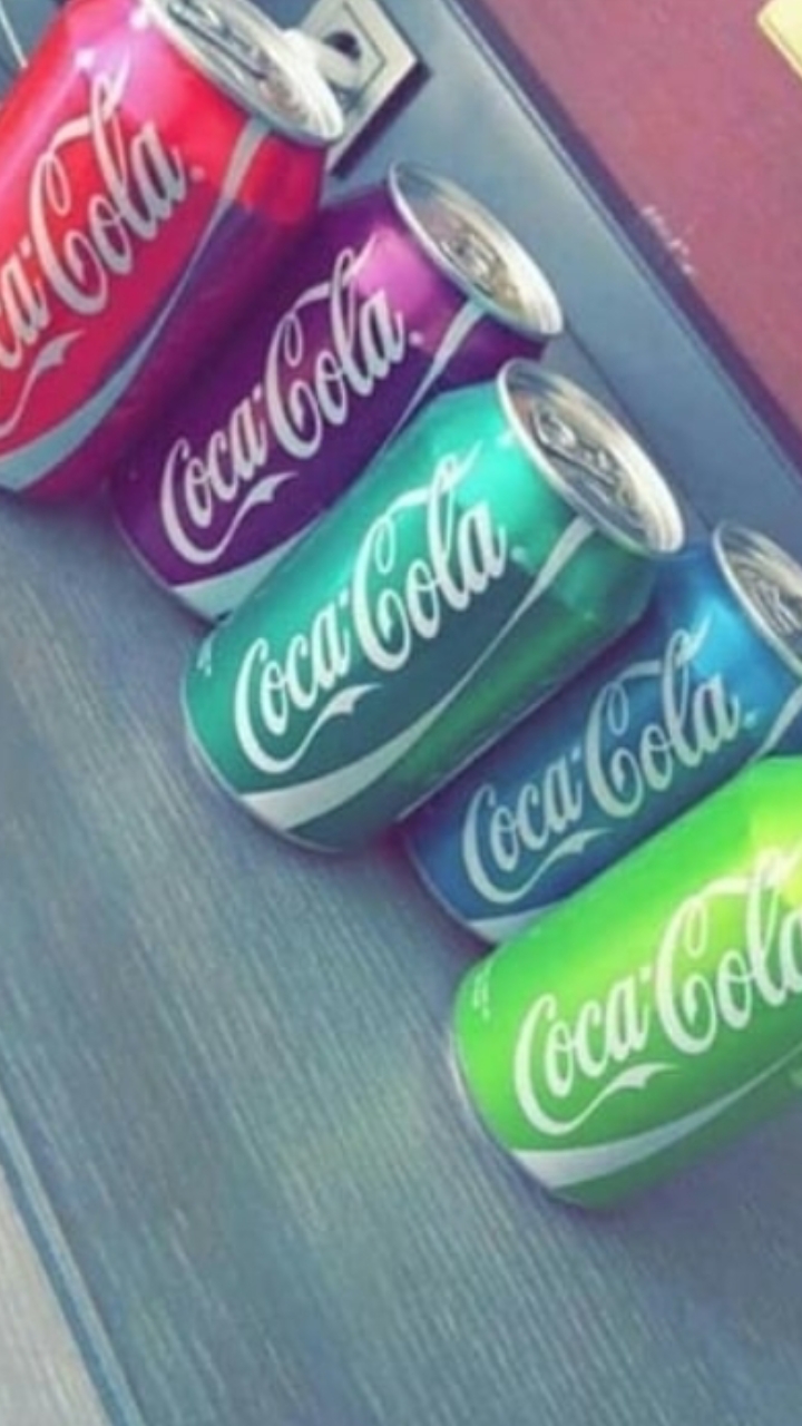 Fondo de pantalla: Coca Cola de colores