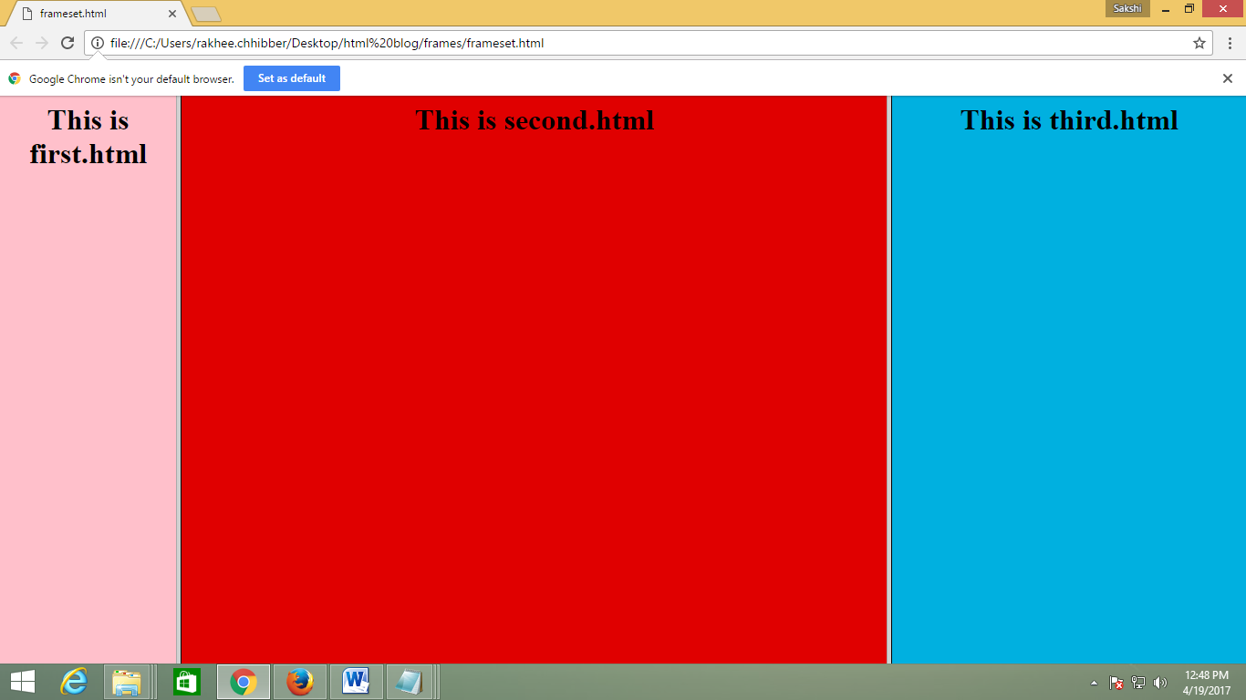 HTML Concepts: HTML Frames - Dividing Up the Page