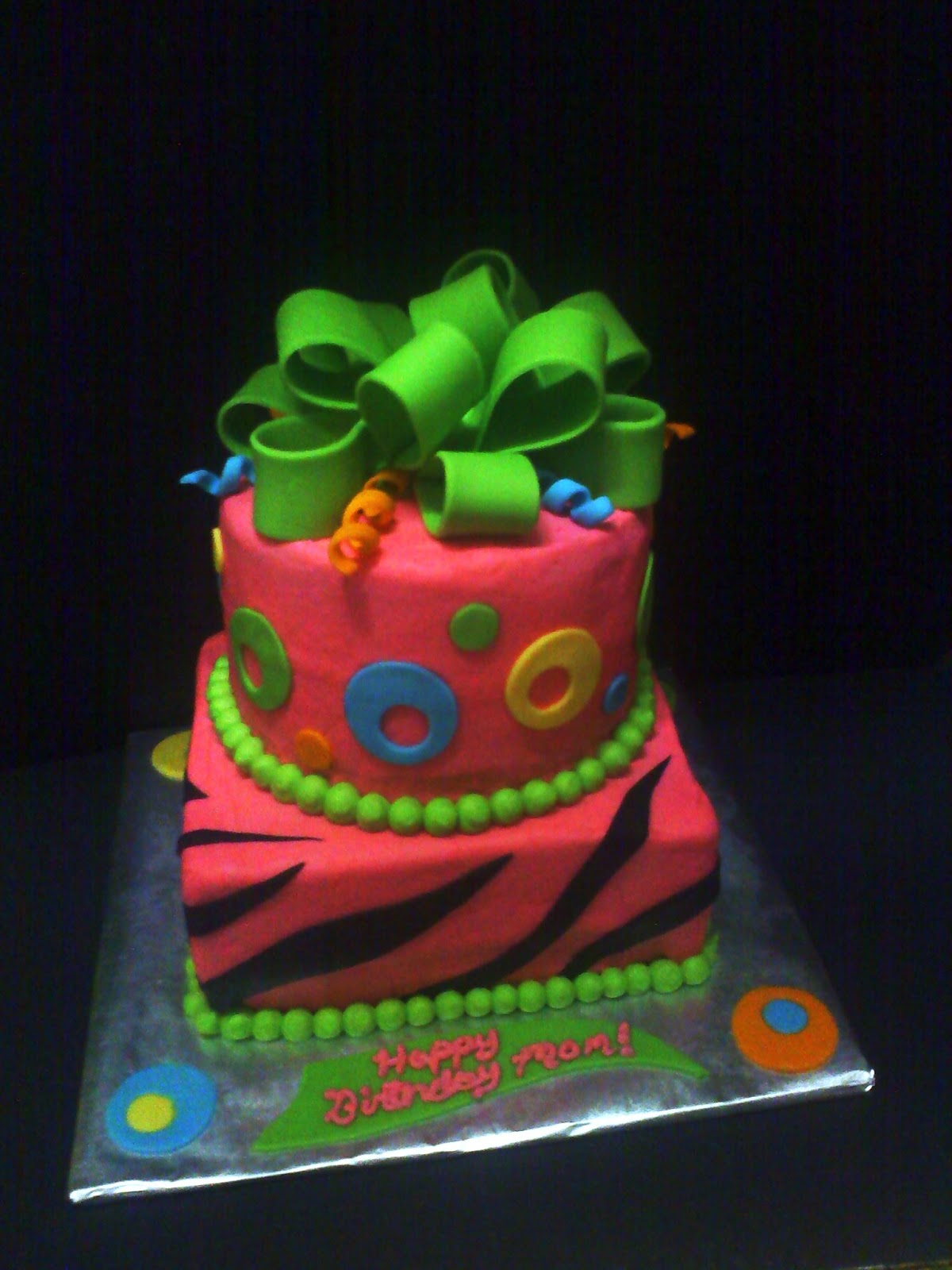 Just Add Cake: Two tier square/round cake