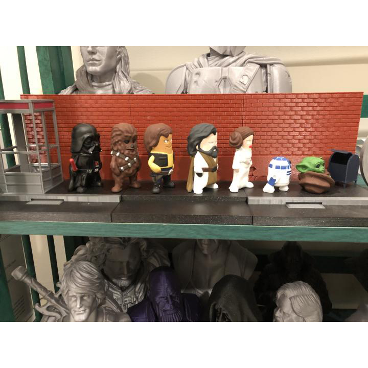 Mini's in Queue Diorama by PrintingHappy | The3Dprinting 3D print ...