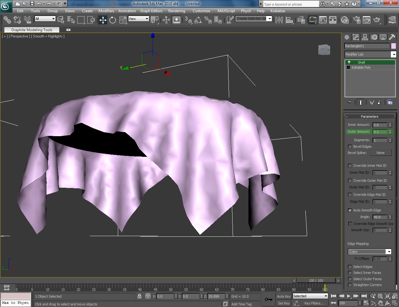 V3N0M's - 2D and 3D art: Simulating Cloth in 3Ds MAX