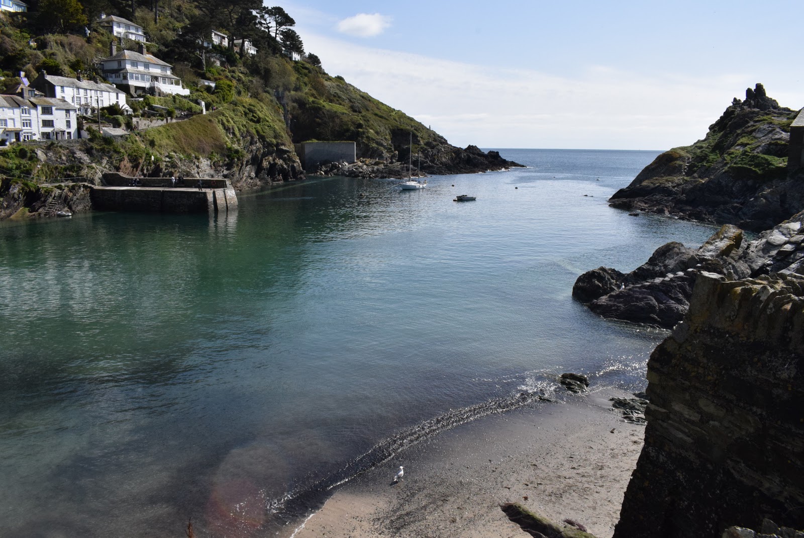 Touch wood: Polperro, Cornwall, England