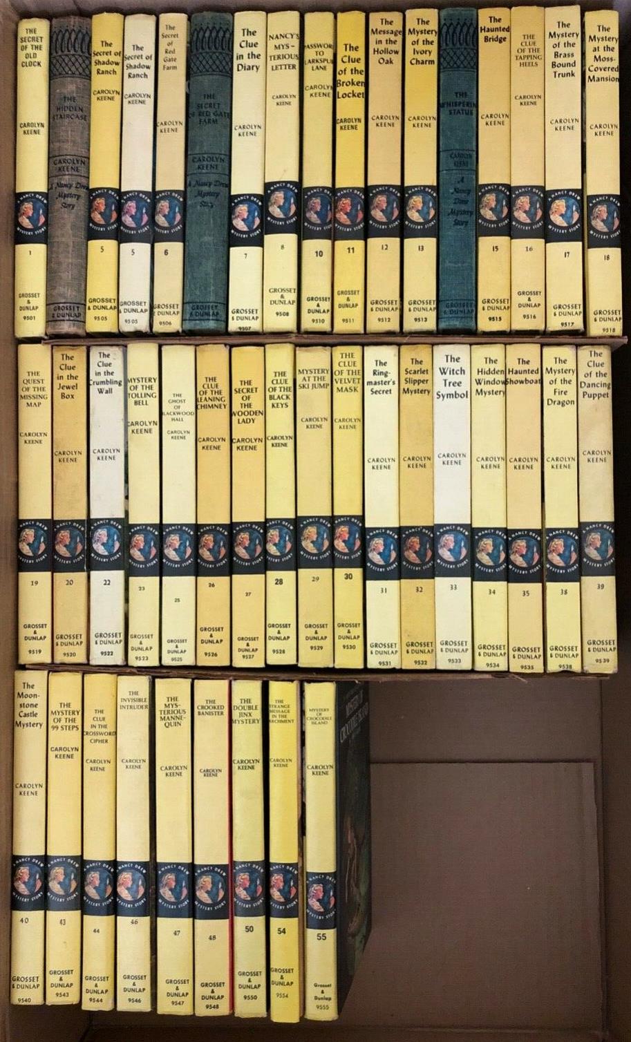 Series Books for Girls: A Trio of Nancy Drew Books Signed by Harriet Adams