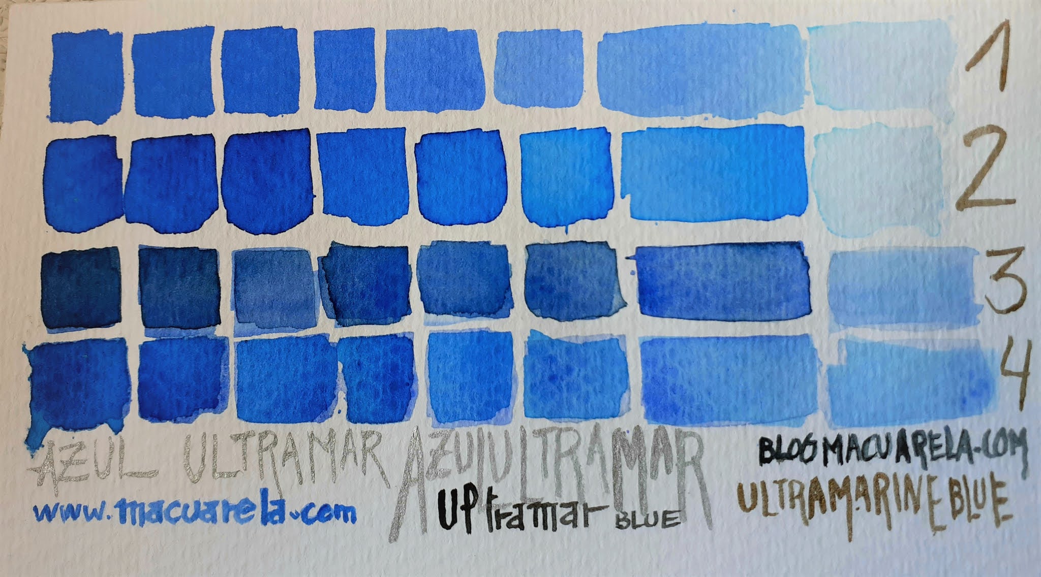 MACUARELA: EL AZUL ULTRAMAR