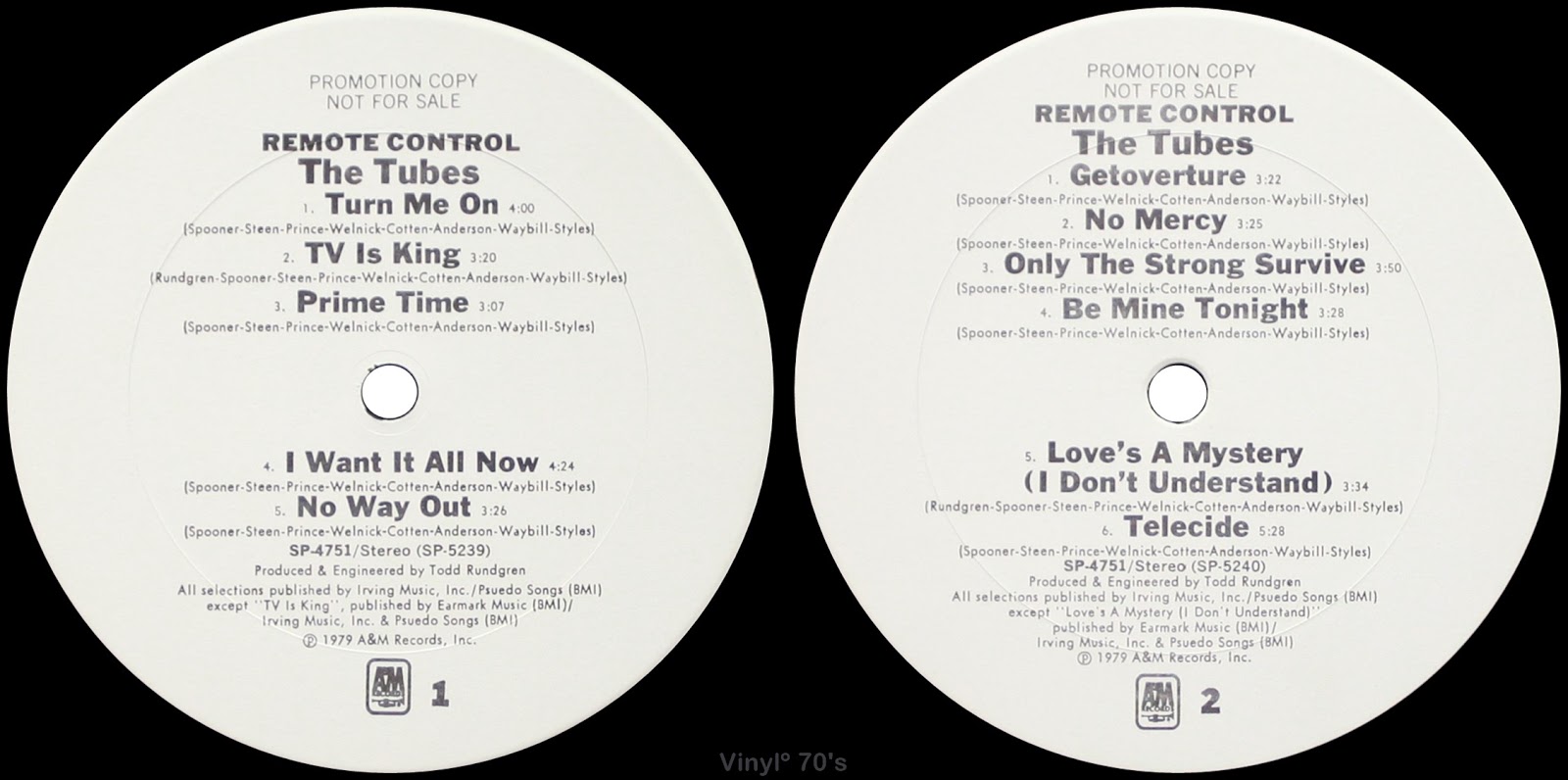 1979 Remote Control - The Tubes - Rockronología