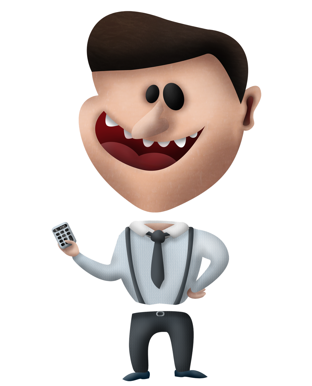 RoldiPants: iPad Character illustration