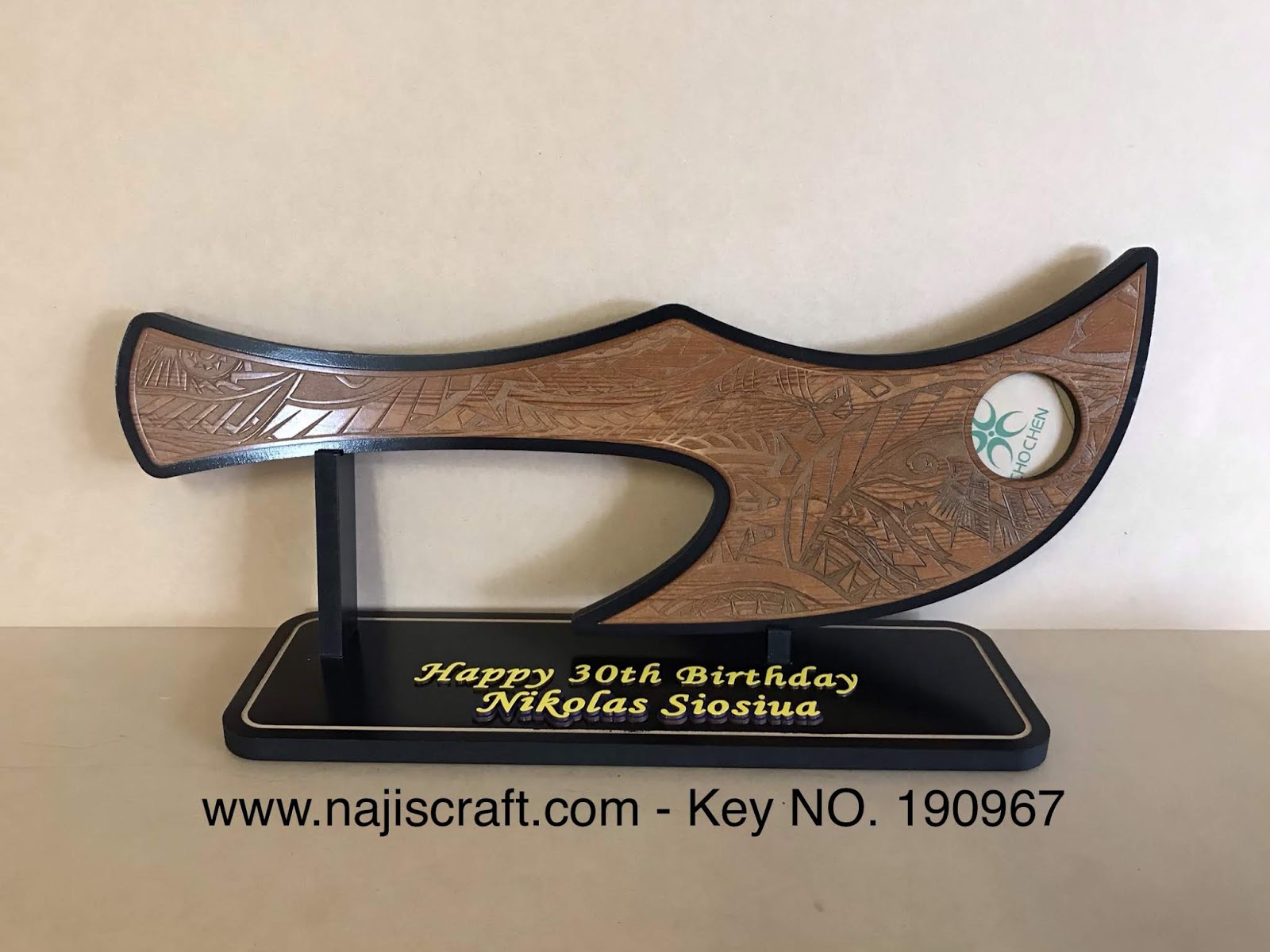 NO. 190967 POLYNESIAN 21ST KEY