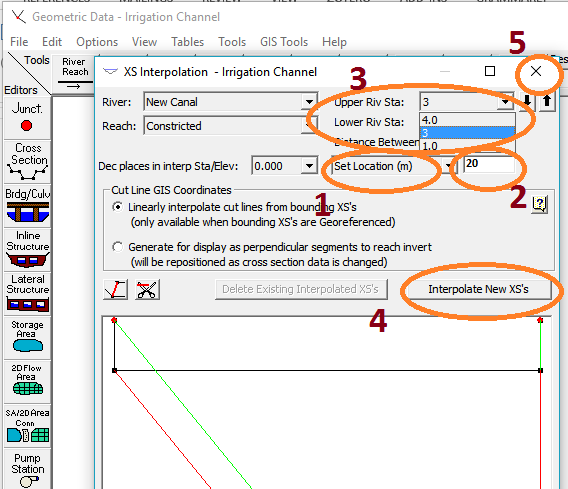 HEC-RAS Tutorial: Geometric Data File