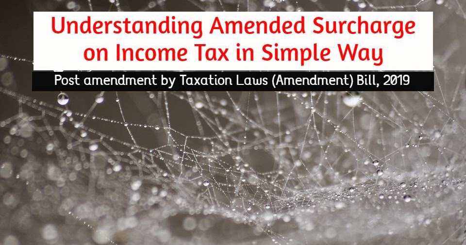 Understanding Amended Surcharge on Income Tax