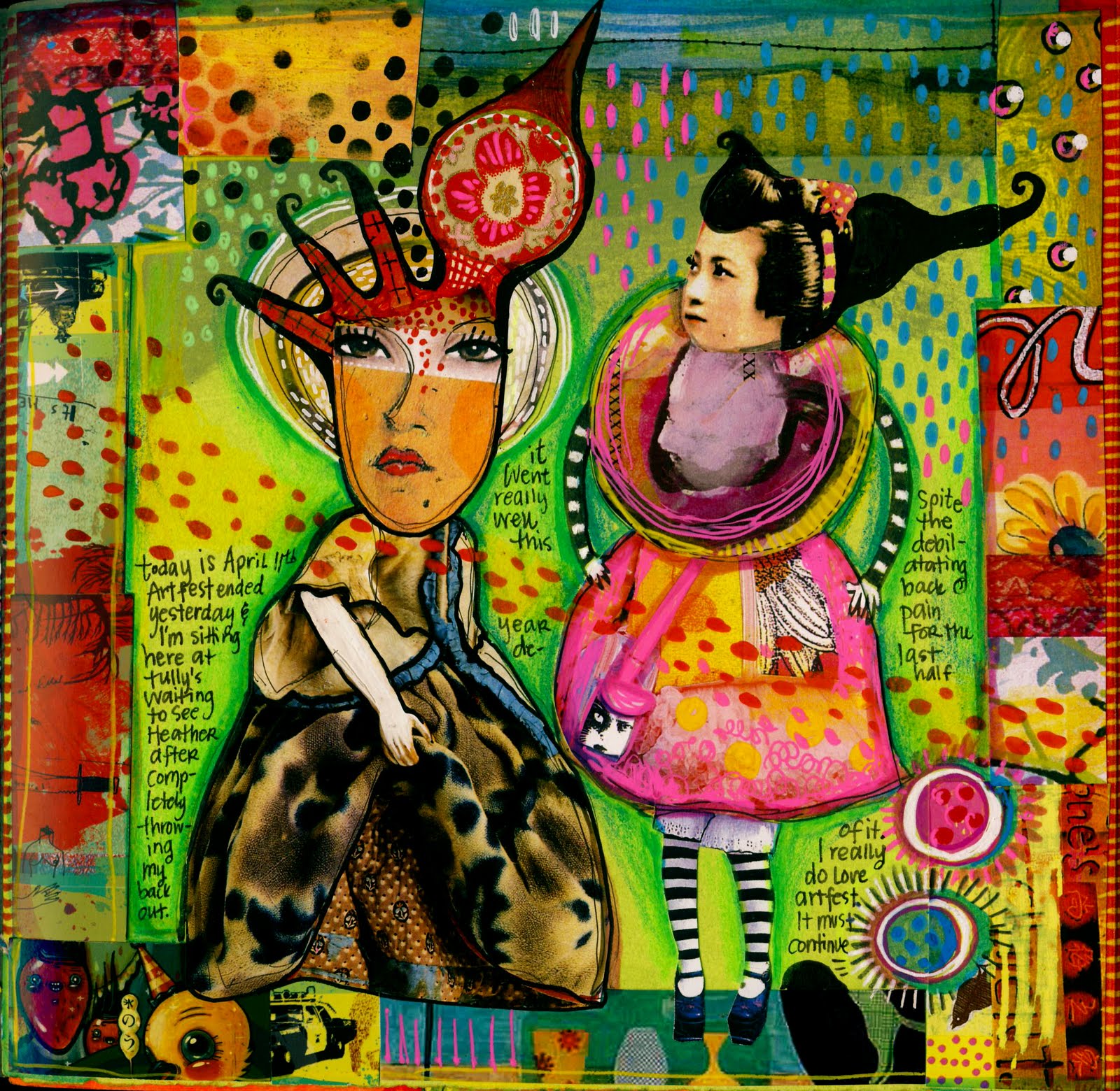 (via Teesha Moore) - ART JOURNALING