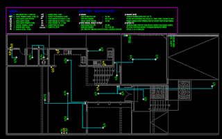 Contoh gambar MEP (Mekanikal, Elektrical, plumbing)