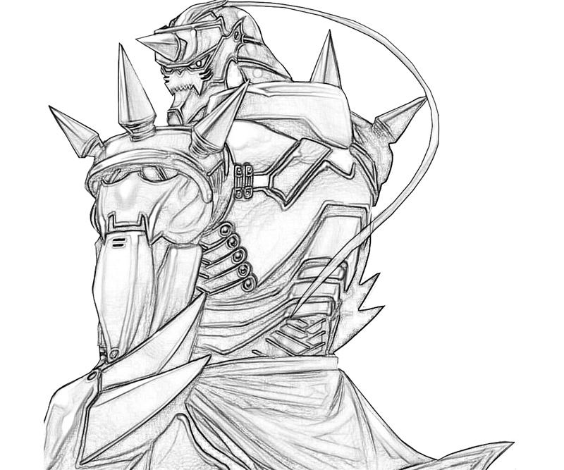 Full Metal Alchemist Greed Coloring Pages Coloring Pages