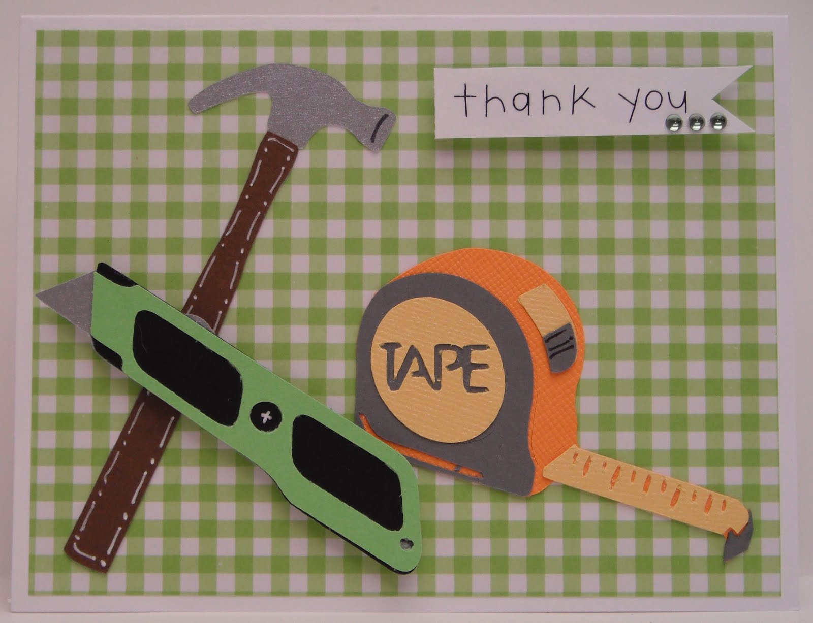 Scrapping Runner Creations: Handy Man Thank You