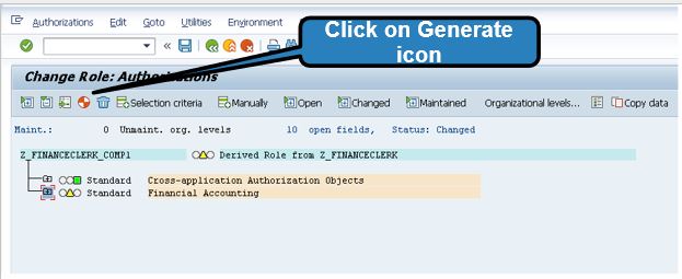 How To Create Derived Roles in SAP